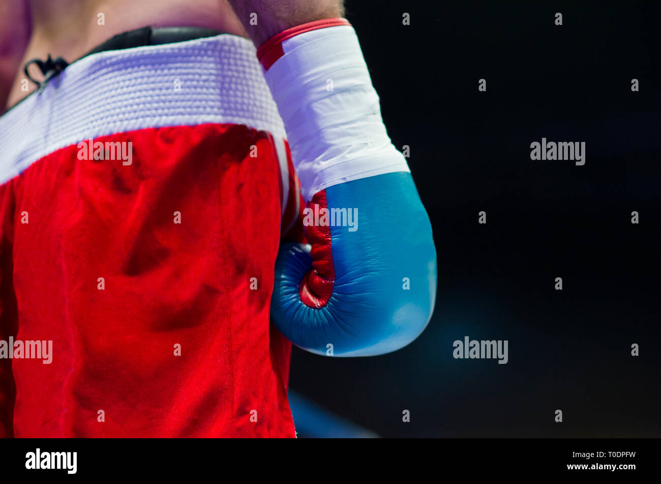 Boxer gloves start hi-res stock photography and images - Alamy