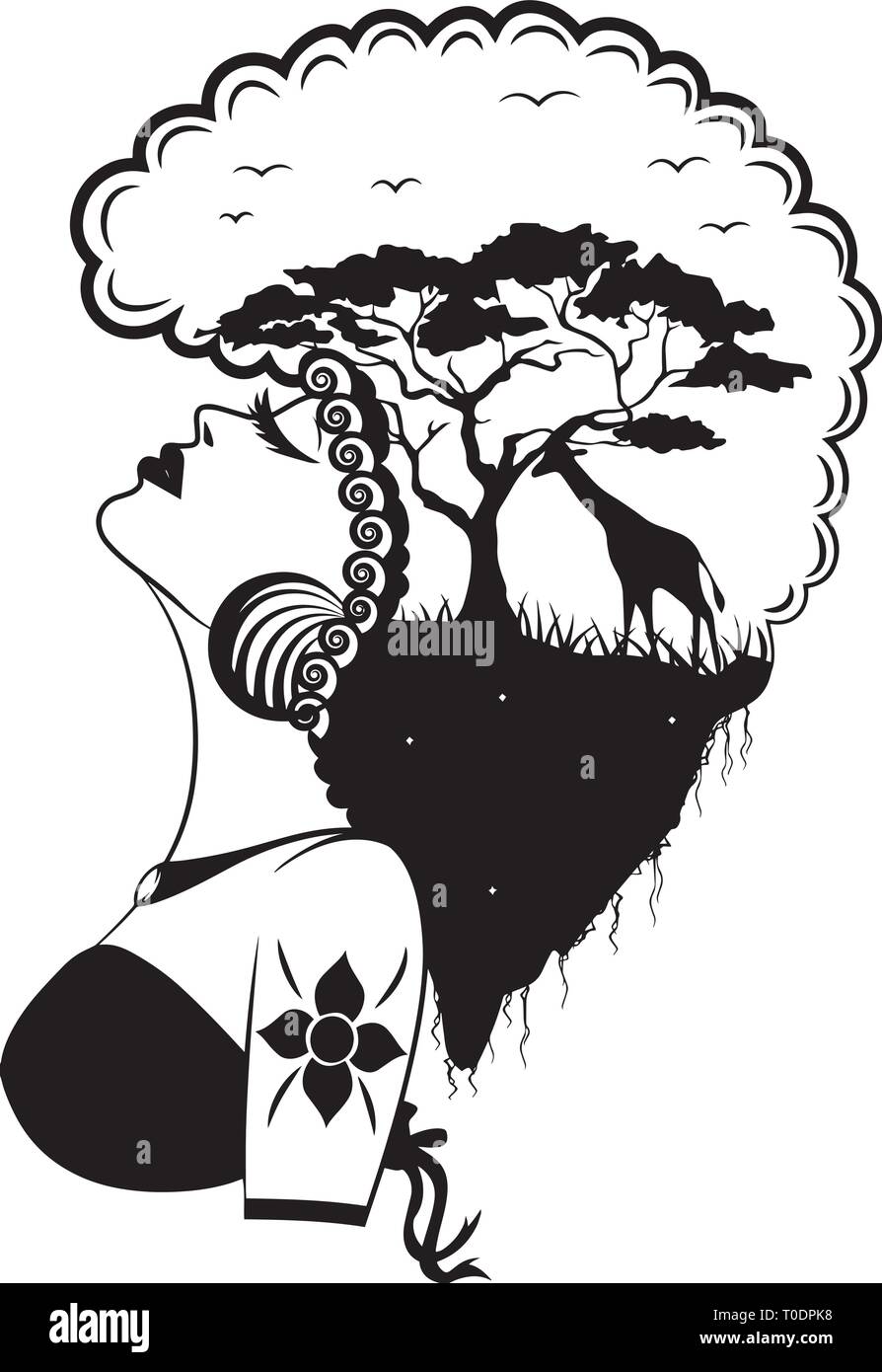 Afro Woman Svg Nubian Beautiful Classy Lady Make Up Model Melanin