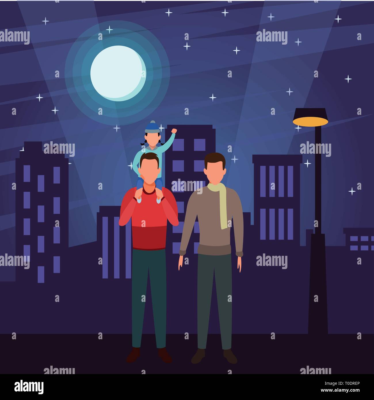 men and child avatar Stock Vector Image & Art - Alamy