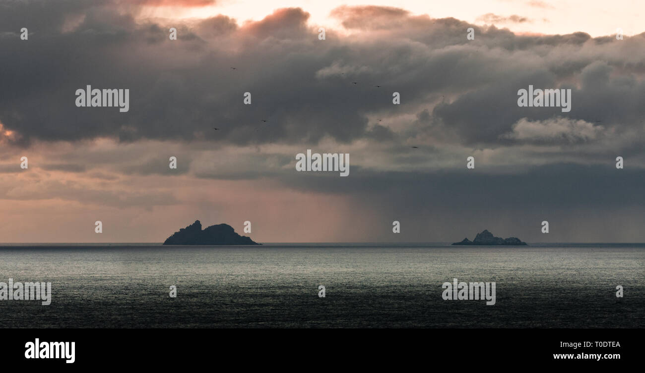 Skellig Islands, Kerry, Ireland. 26th April, 2015. Skellig Islands lie ...