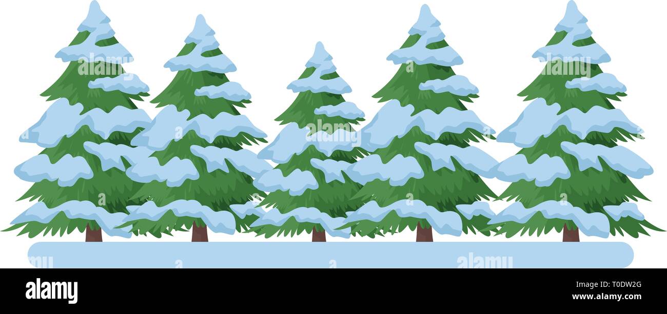 pine trees icons Stock Vector Image & Art - Alamy