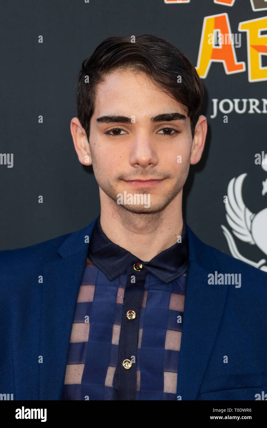 Los Angeles, USA. 15 March, 2019. Jason Caceres arrives at premiere ...