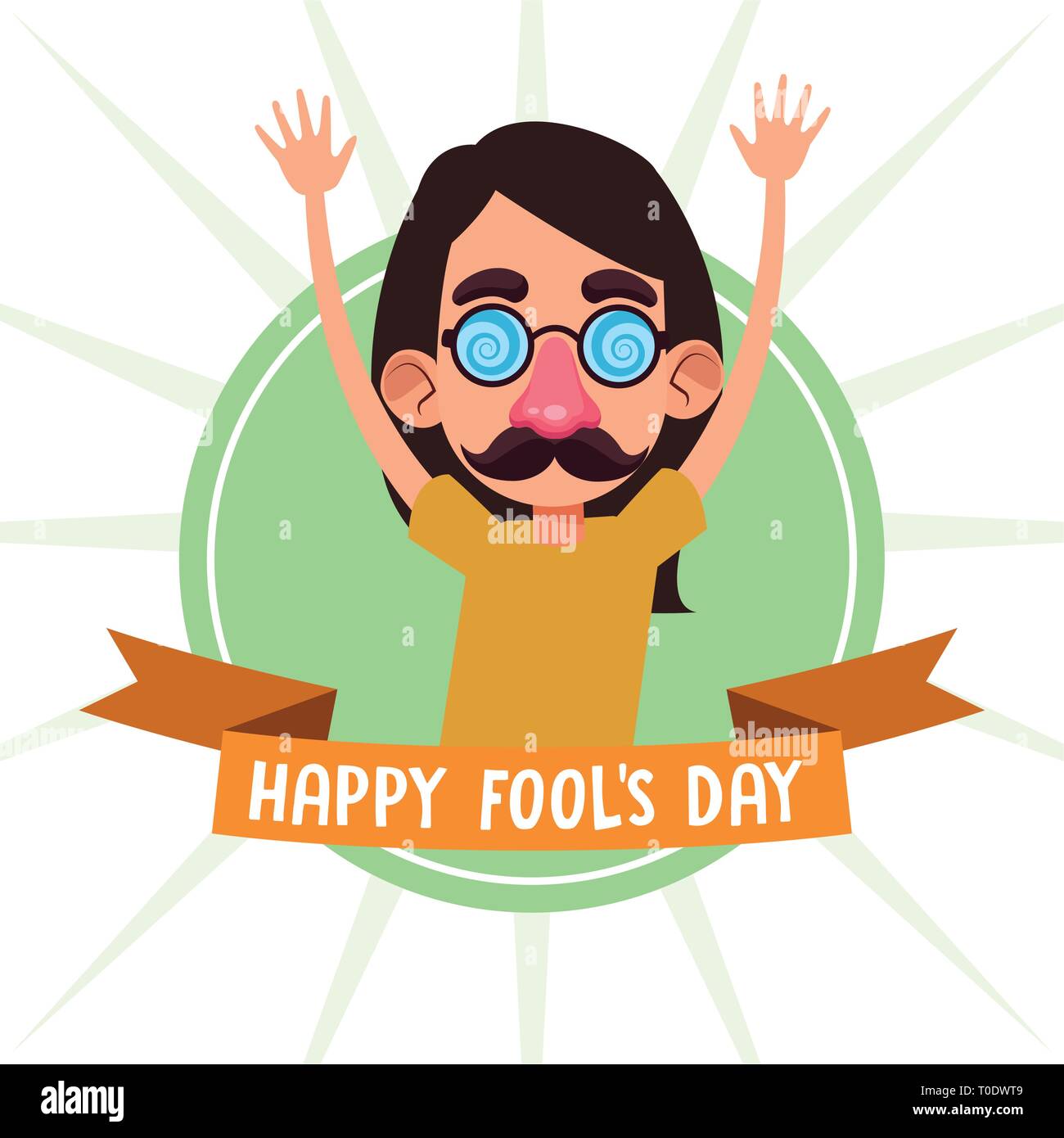 April fools day cartoons Stock Vector Image & Art - Alamy
