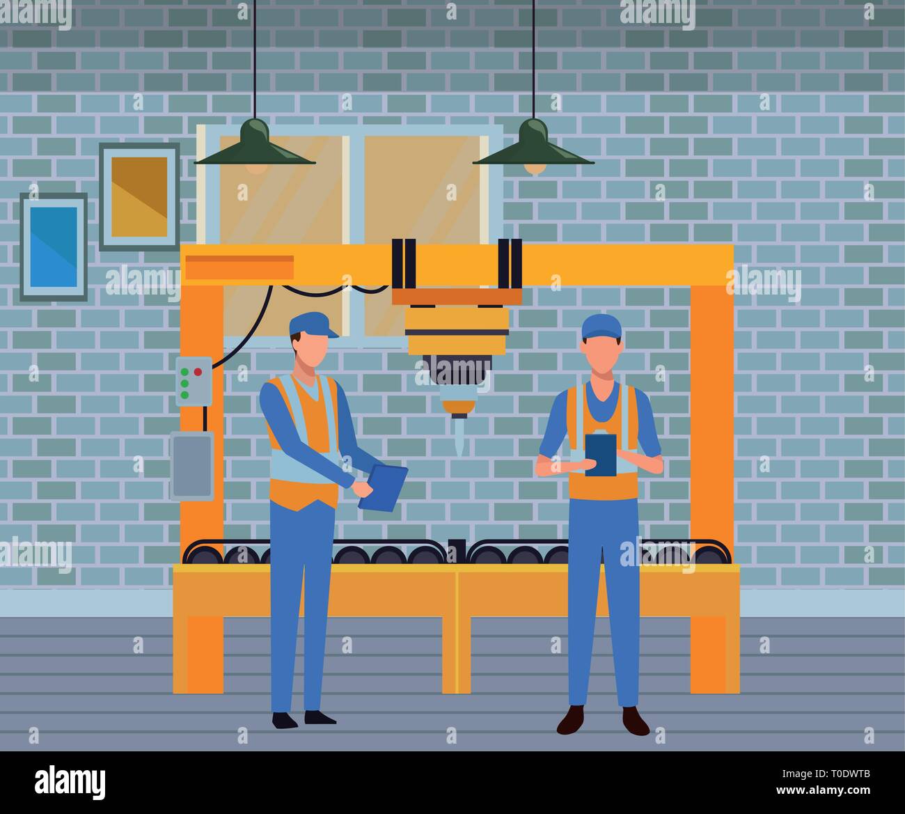 industry factory cartoon Stock Vector Image & Art - Alamy