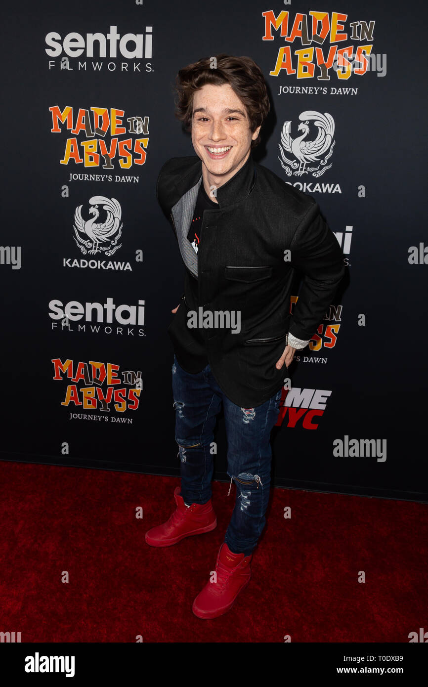 Los Angeles, USA. 15 March, 2019. Chester Rushing III arrives at ...