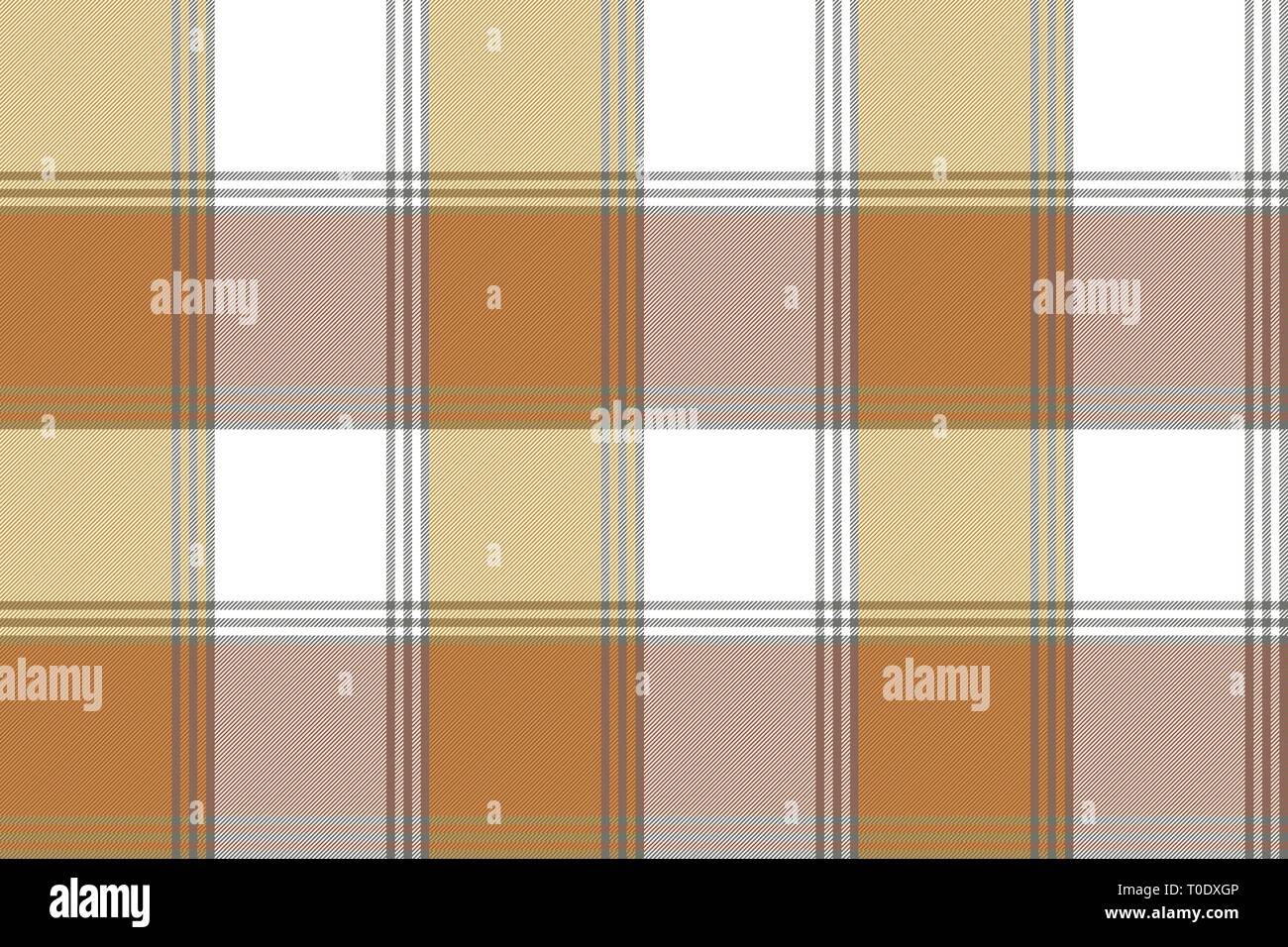 Ancient check plaid fabric texture seamless pattern. Vector ...