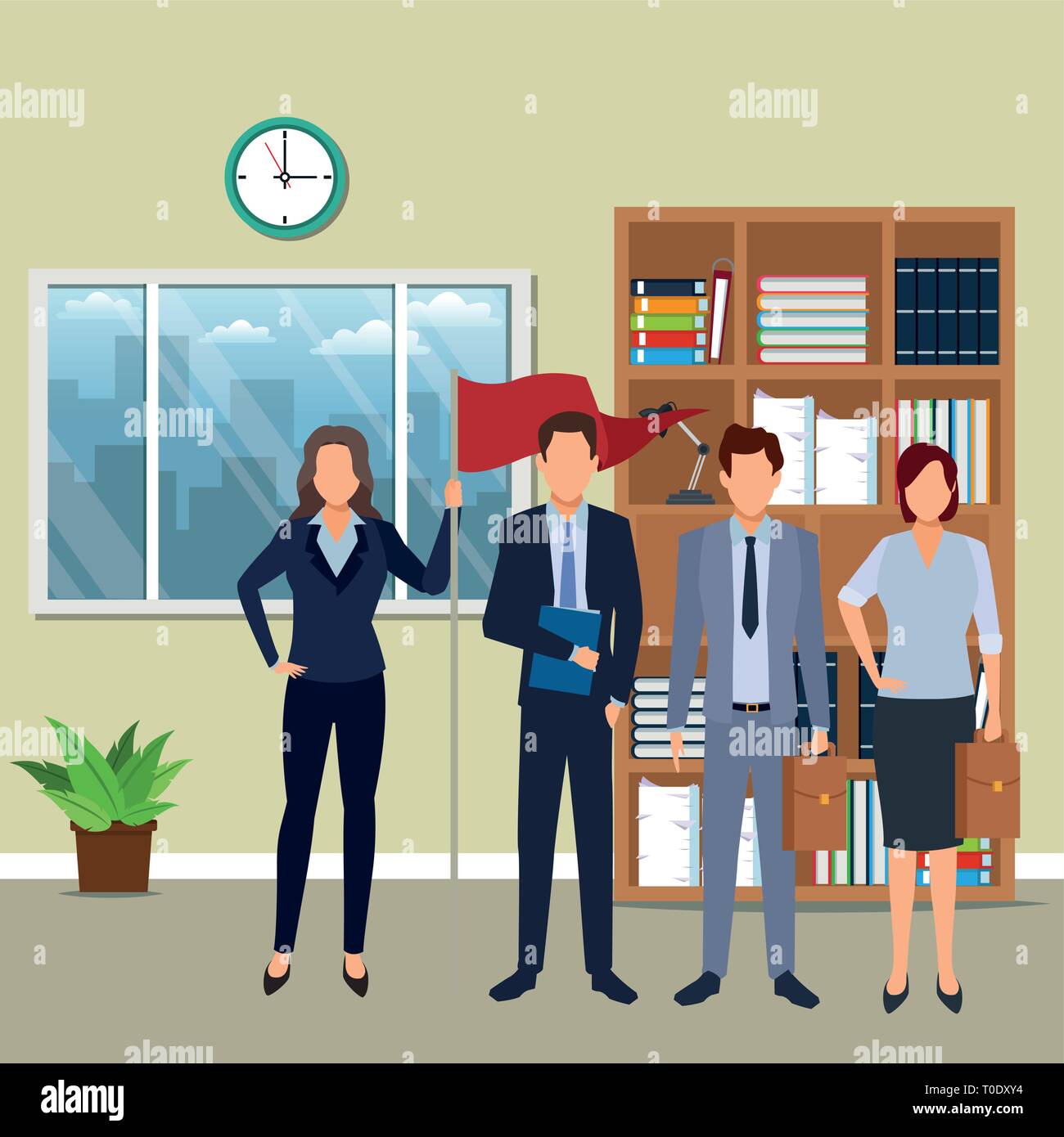 executive business cartoon Stock Vector Image & Art - Alamy