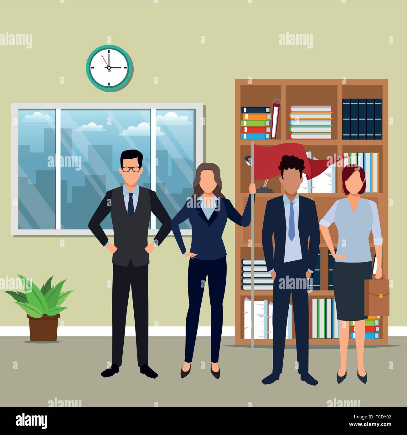 executive business cartoon Stock Vector Image & Art - Alamy