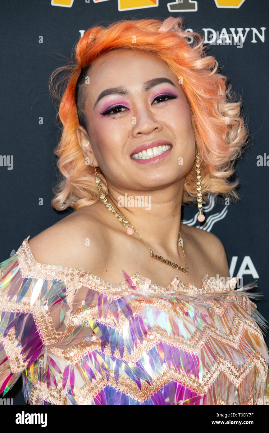 Los Angeles, USA. 15 March, 2019. Michelle Nguyen arrives at premiere ...