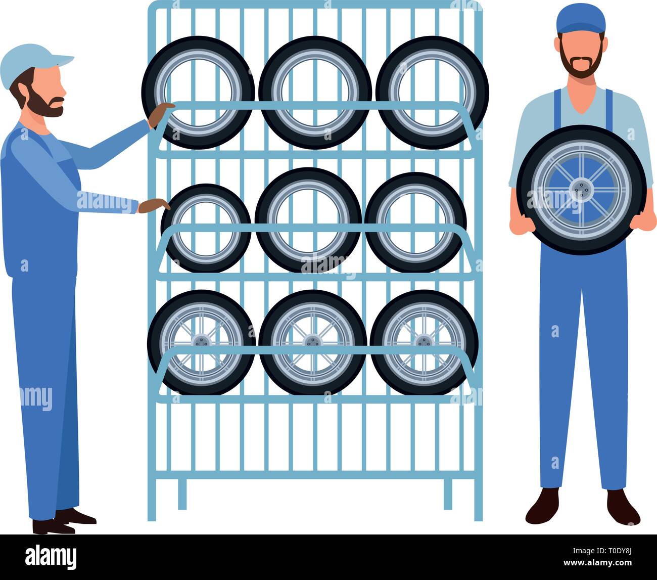 industry car manufacturing cartoon Stock Vector Image & Art - Alamy