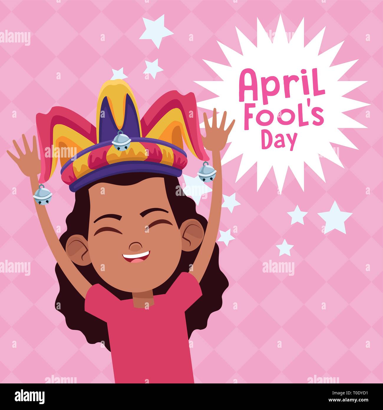 April fools day cartoon Stock Vector Image & Art - Alamy