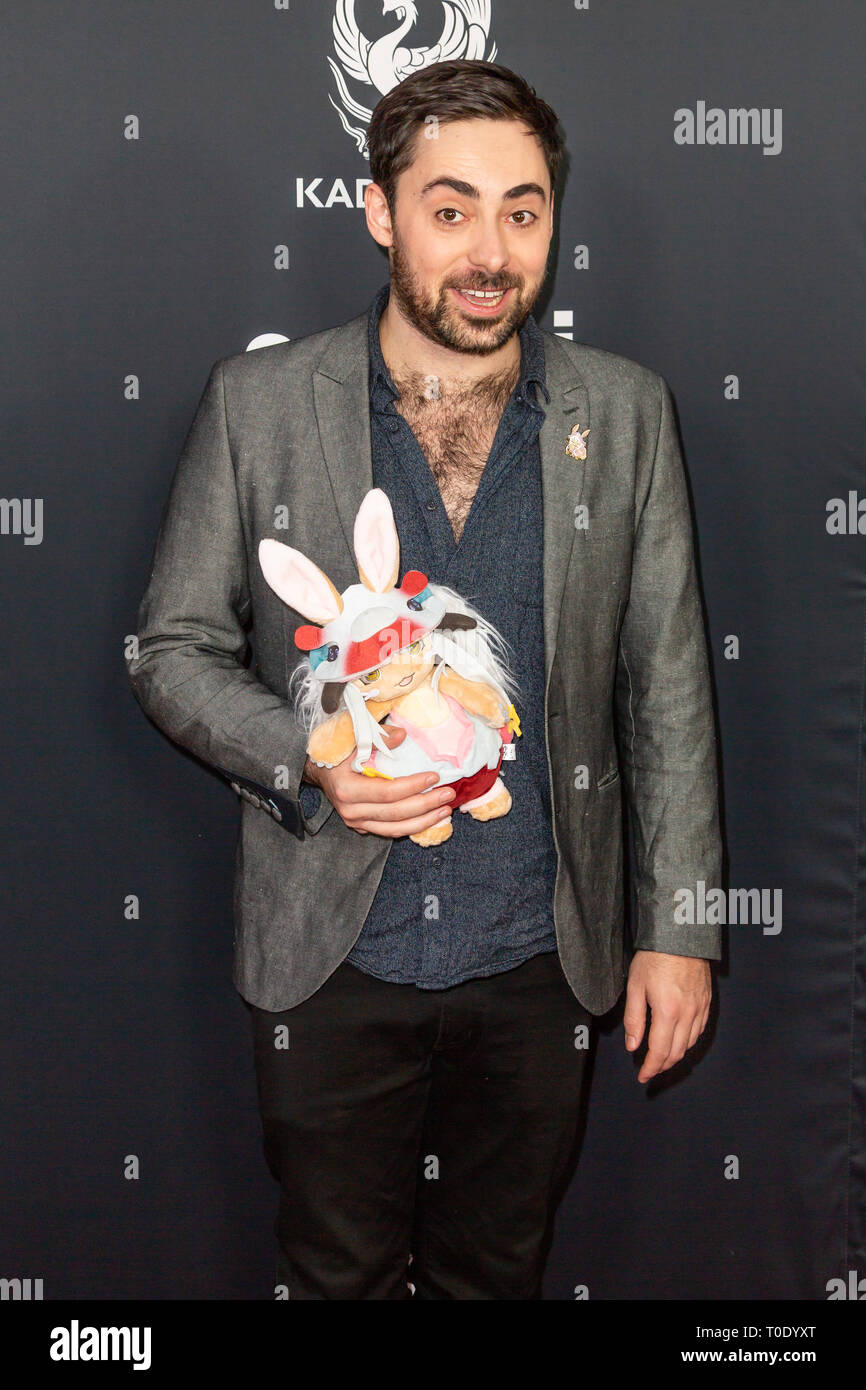 Los Angeles, USA. 15 March, 2019. Kevin Penkin arrives at premiere ...