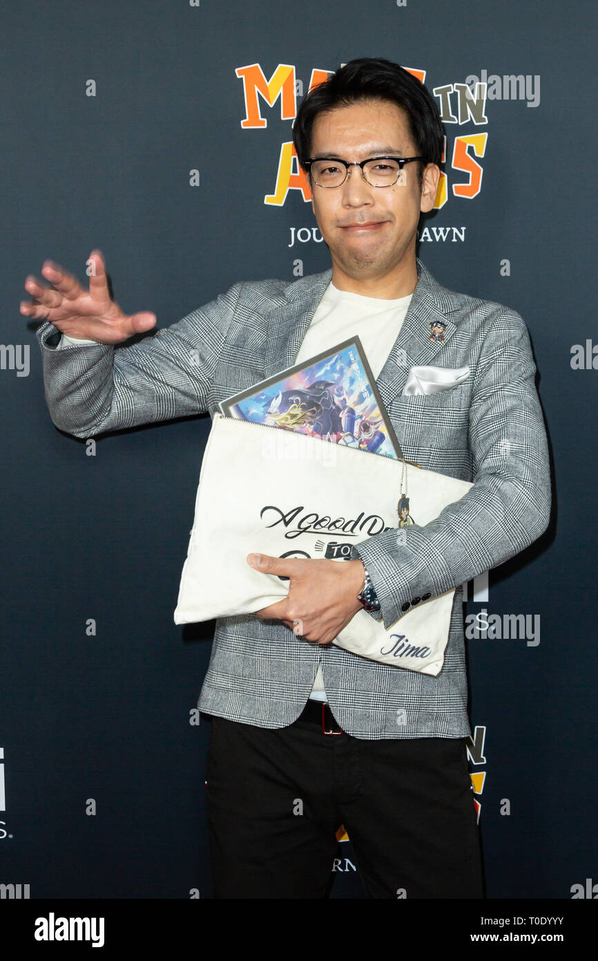 Los Angeles, USA. 15 March, 2019. Hiromitsu Iijima arrives at premiere ...