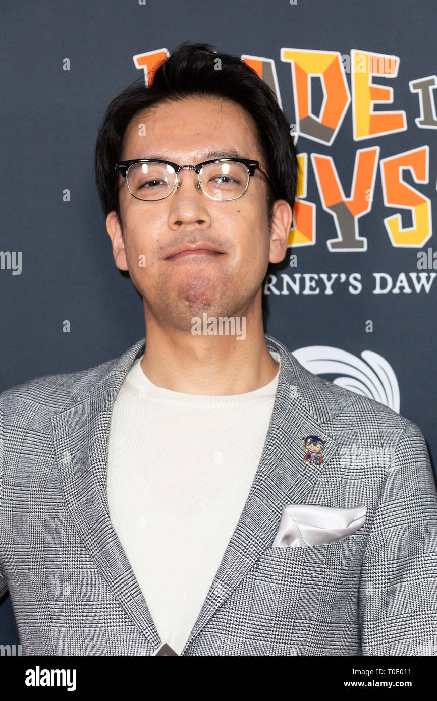 Los Angeles, USA. 15 March, 2019. Hiromitsu Iijima arrives at premiere ...