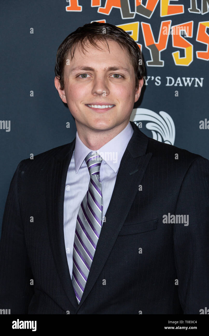 Los Angeles, USA. 15 March, 2019. Zachary Rice arrives at premiere ...