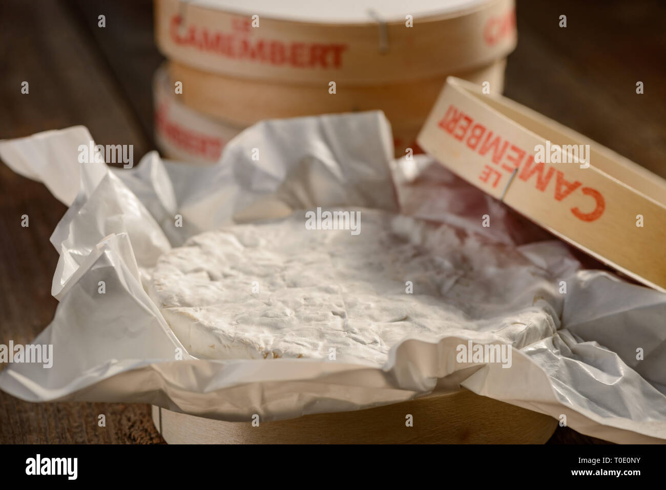 Camembert cheese wheel on hi-res stock photography and images - Alamy