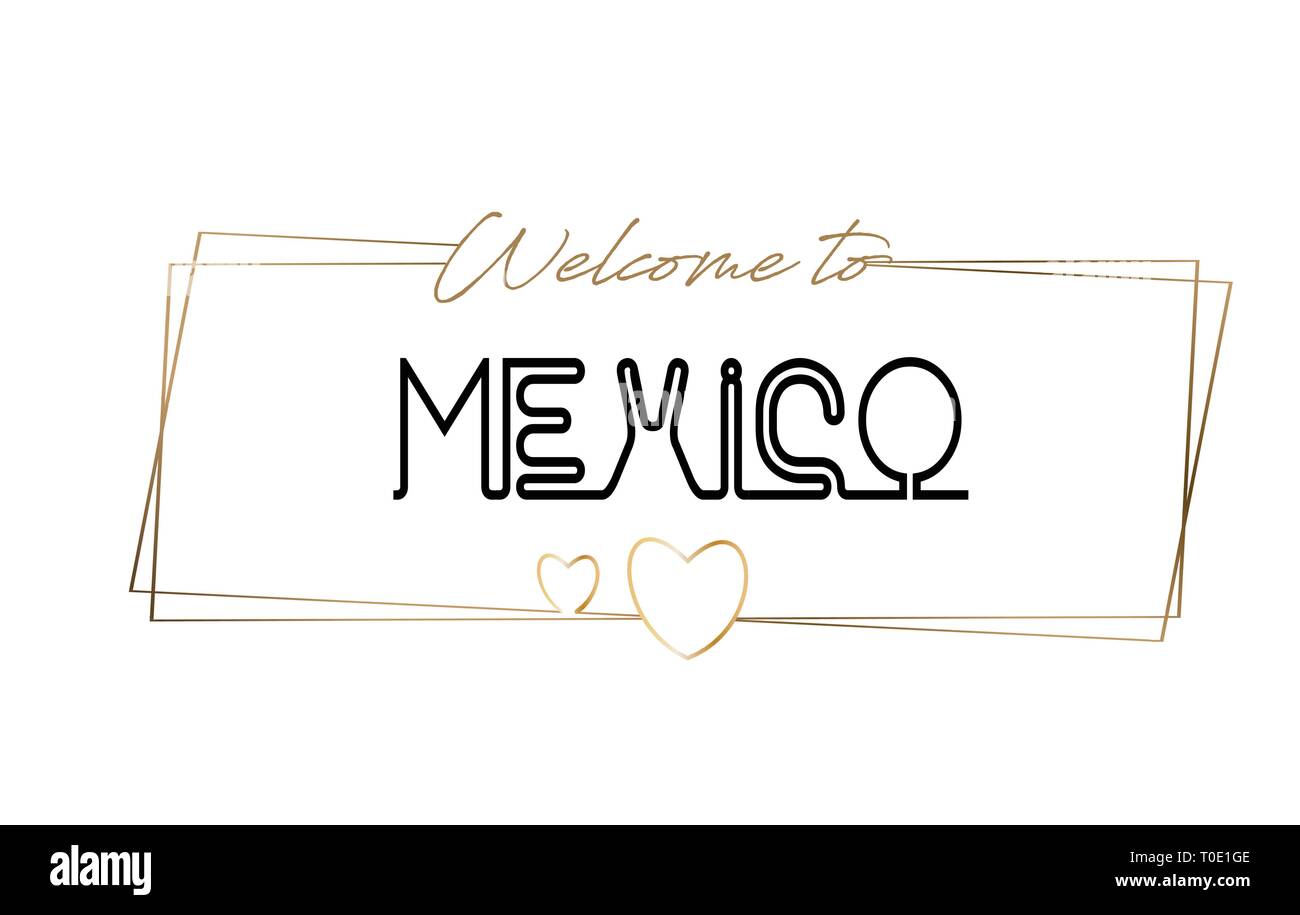 Welcome mexico Stock Vector Images - Alamy