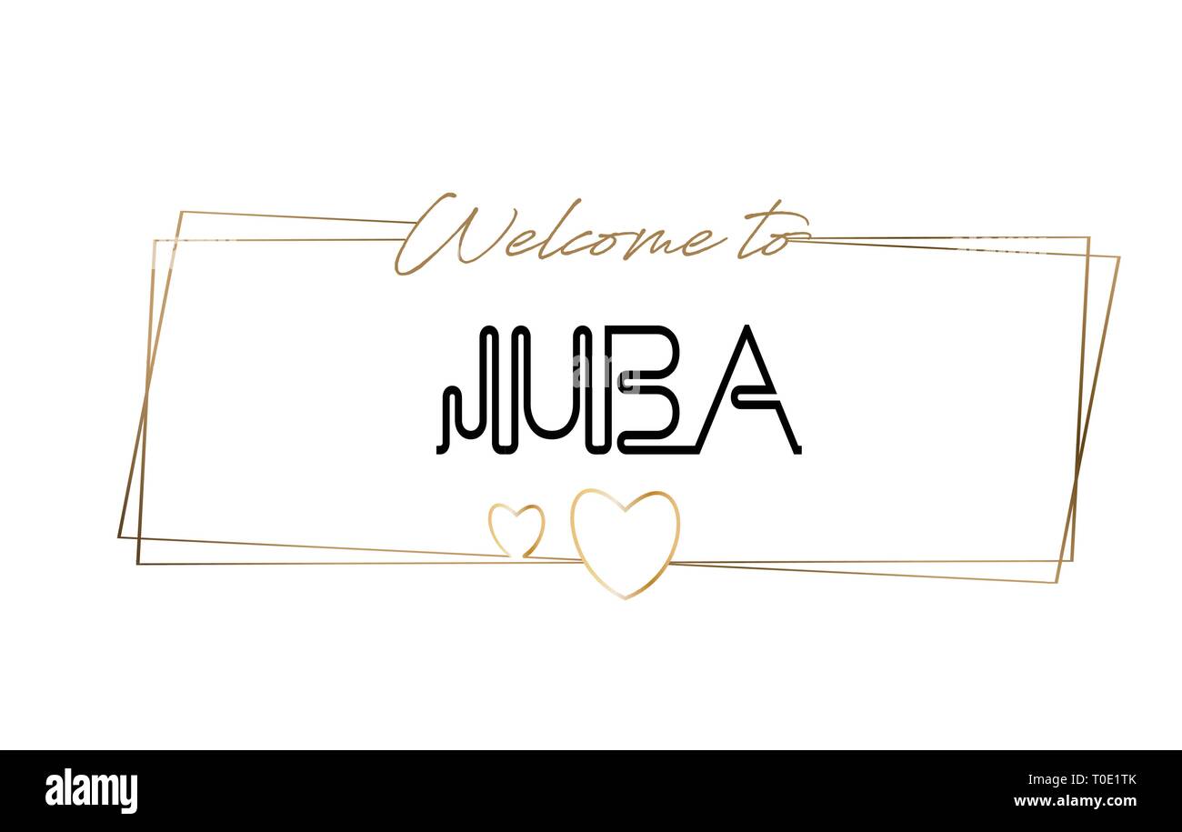 Juba Welcome to text Neon lettering typography. Word for logotype ...
