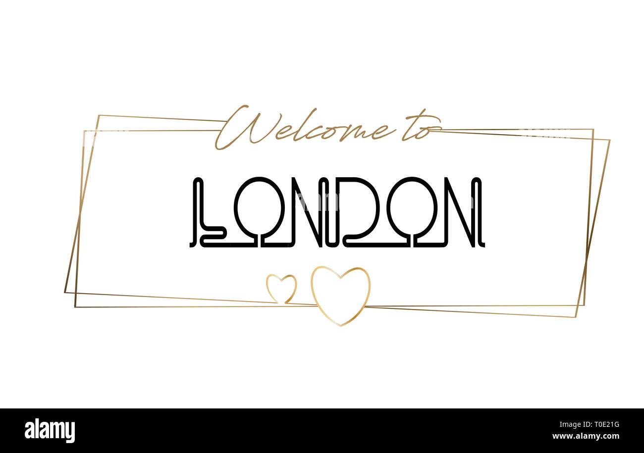 London vector logo design template hi-res stock photography and images ...