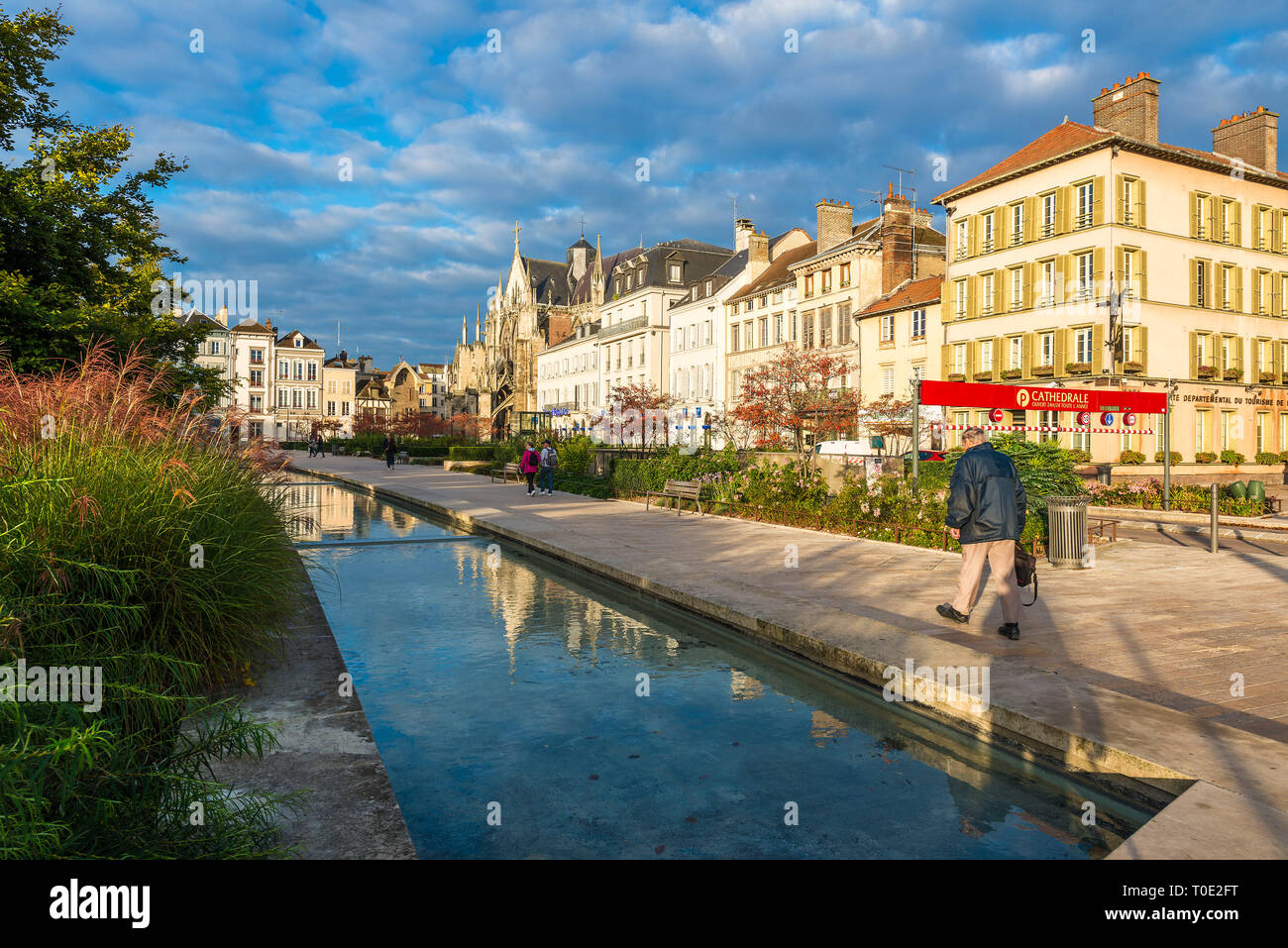 Troyes (north-eastern France): ”place de la Liberation" square Stock ...