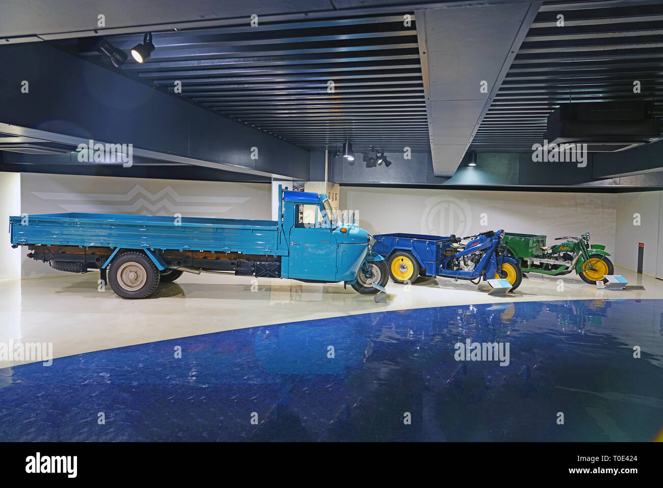 HIROSHIMA, JAPAN -26 FEB 2019- View of an old Mazda vehicle at the ...