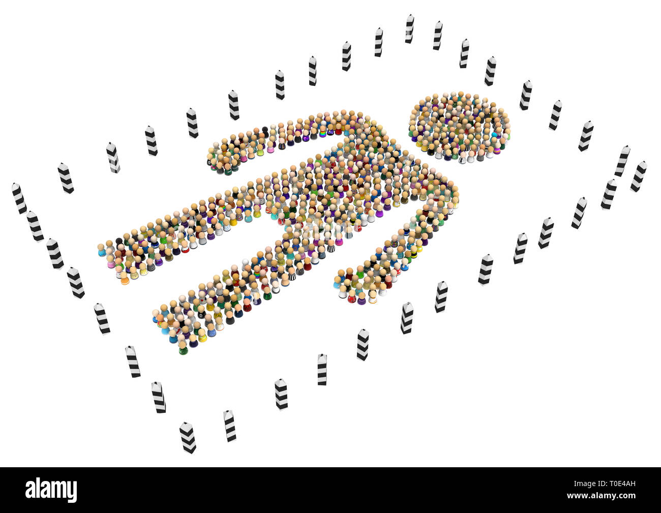 Trapped person isolated Cut Out Stock Images & Pictures - Alamy