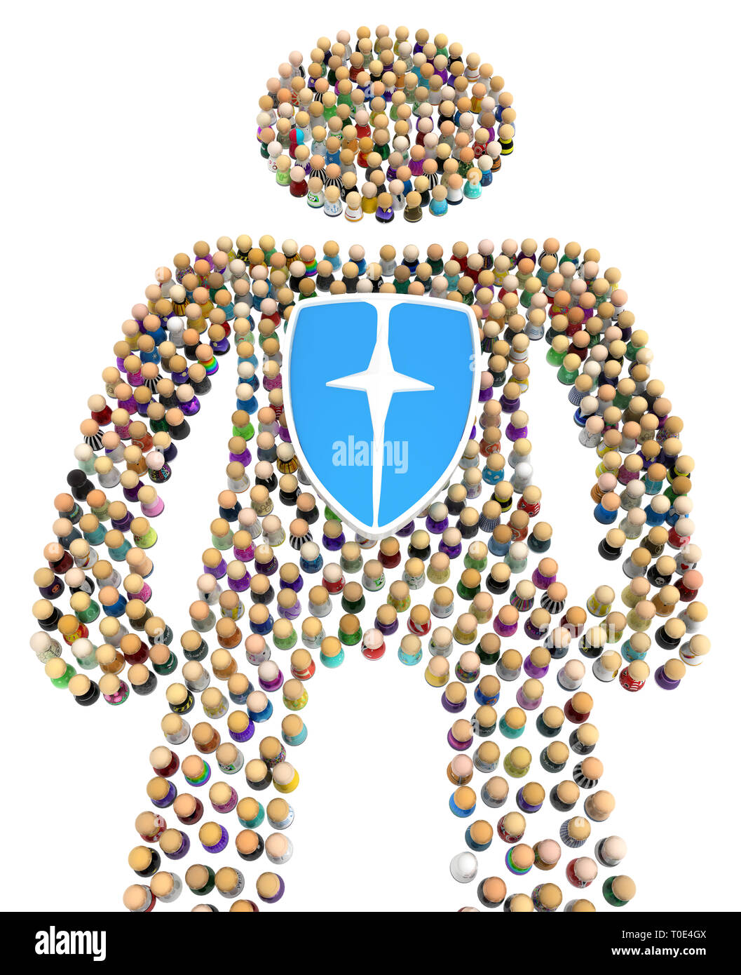 Center figures Cut Out Stock Images & Pictures - Alamy