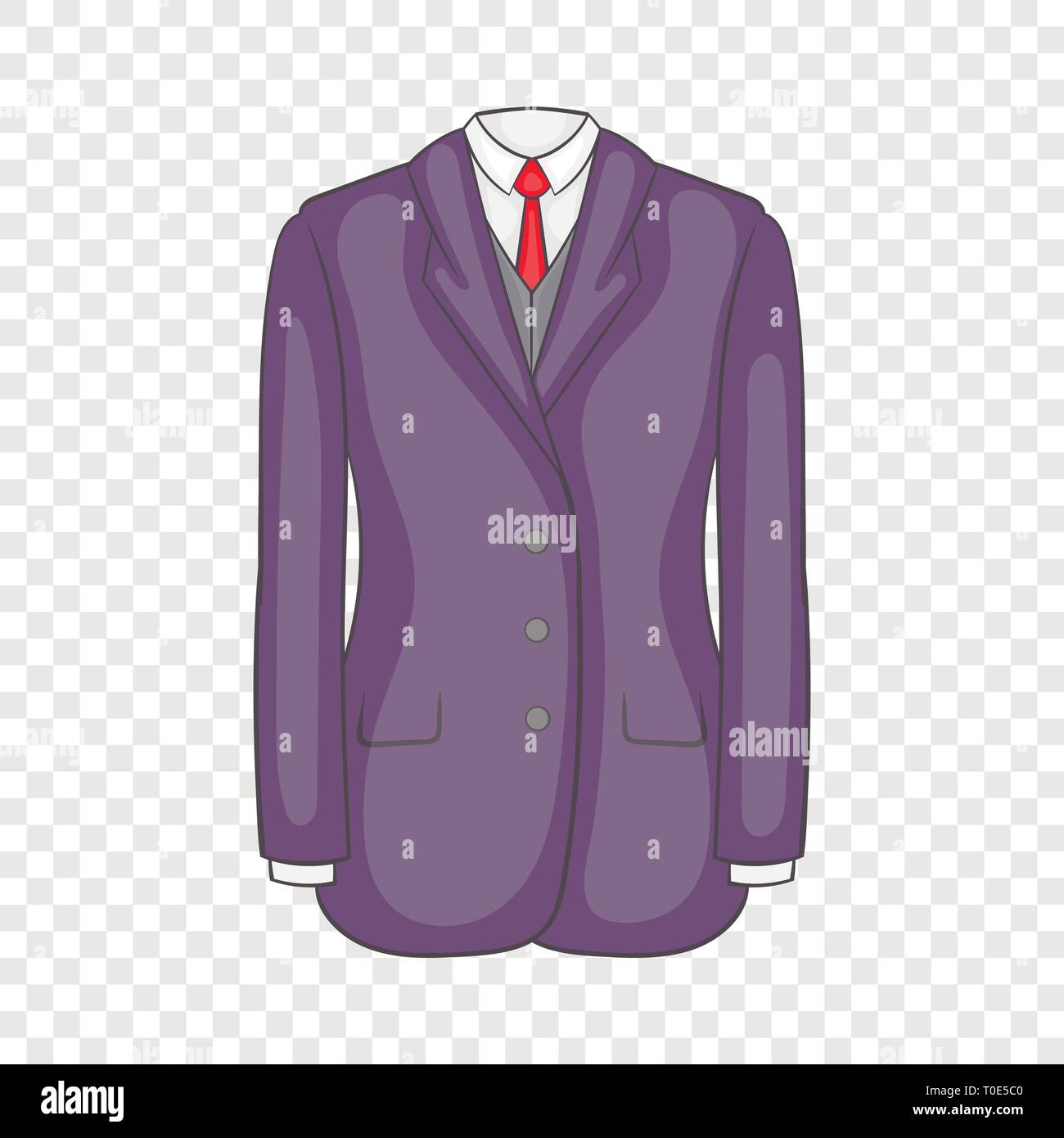 Men suit icon, cartoon style Stock Vector Image & Art - Alamy
