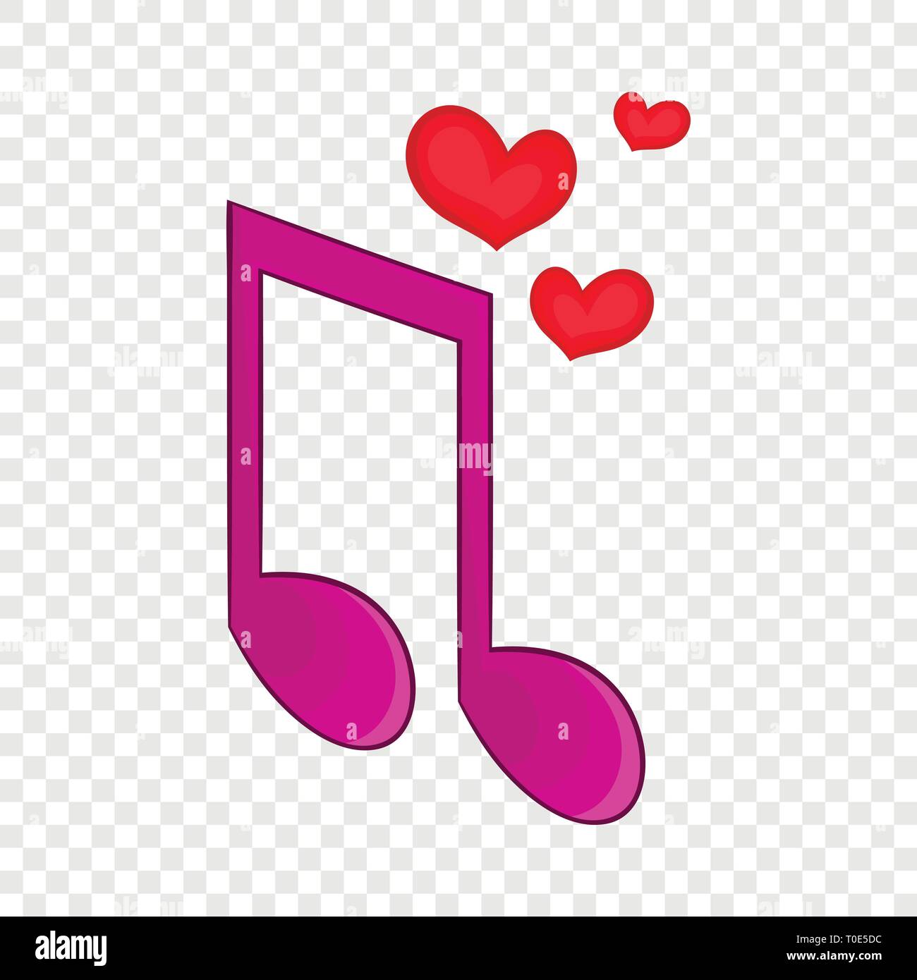 Love song icon, cartoon style Stock Vector Image & Art - Alamy