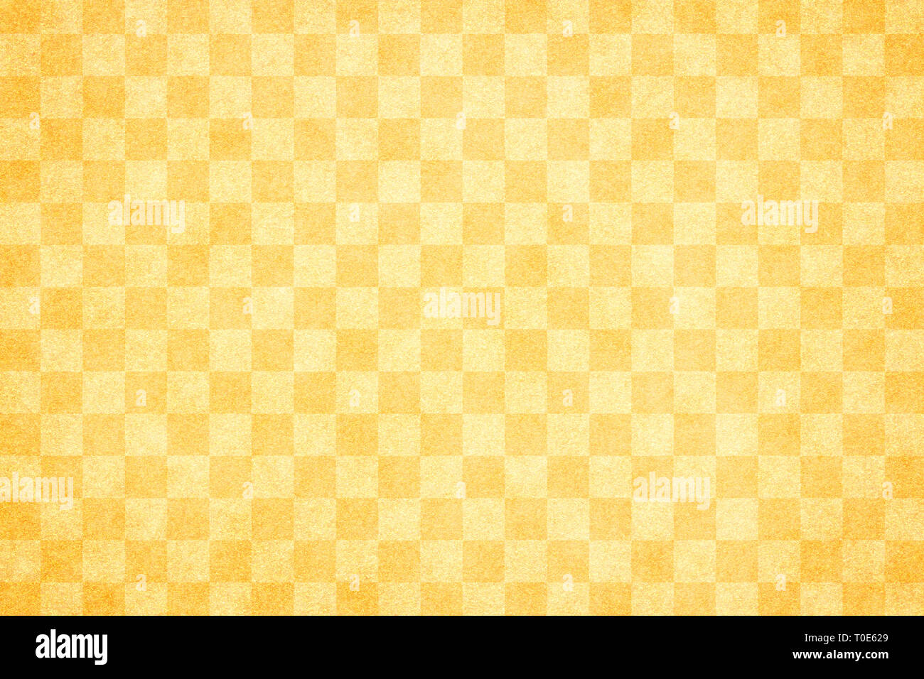 Japanese spring yellow color checkered pattern paper texture background ...