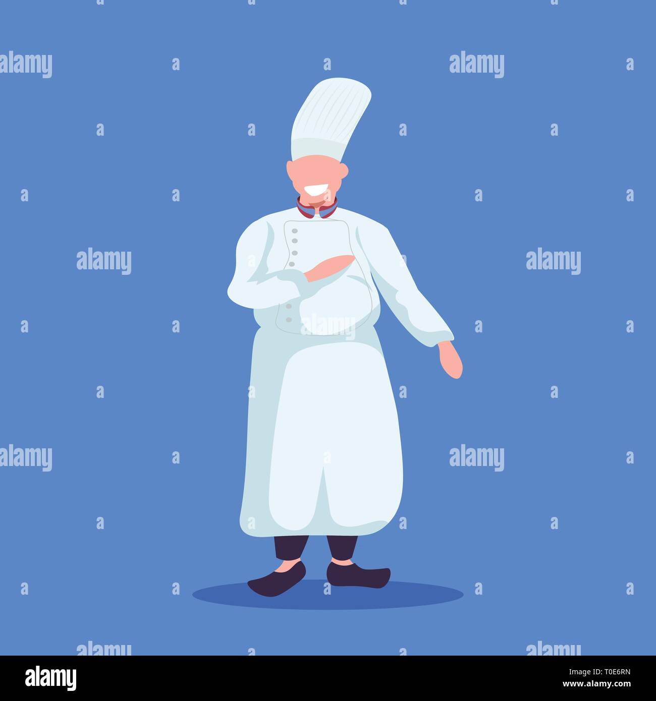 male cook chef man in white uniform food cooking professional ...