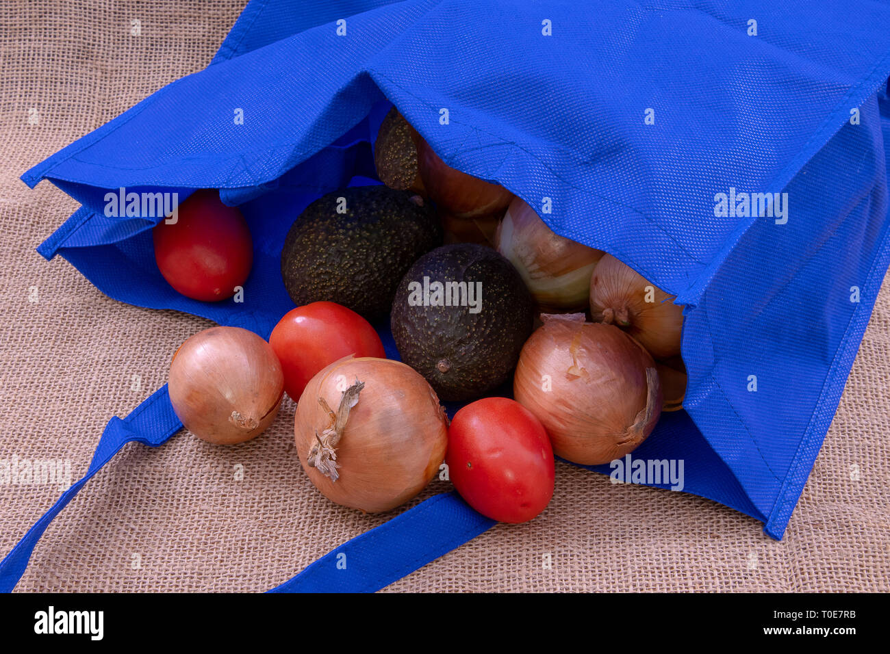 Groceries spilling out of bag hi-res stock photography and images - Alamy