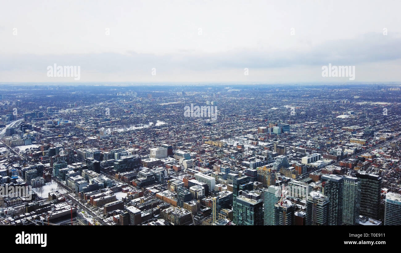 Toronto aerial island hi-res stock photography and images - Alamy