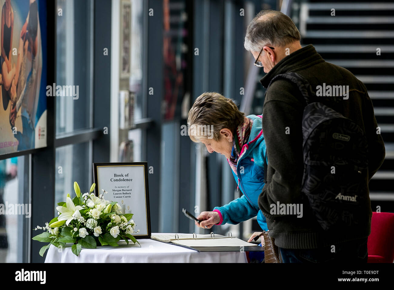 Visitors at the Burnavon Arts & Cultural Centre in Cookstown, Co ...