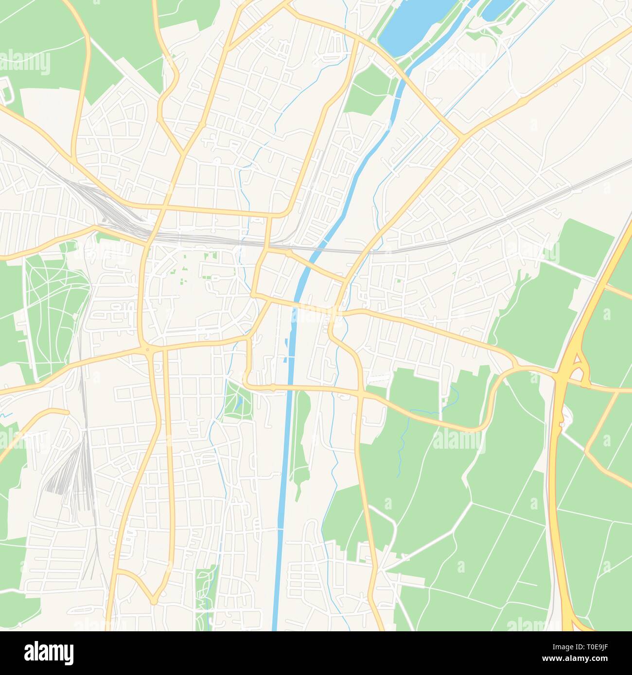 Map of sankt polten Stock Vector Images - Alamy
