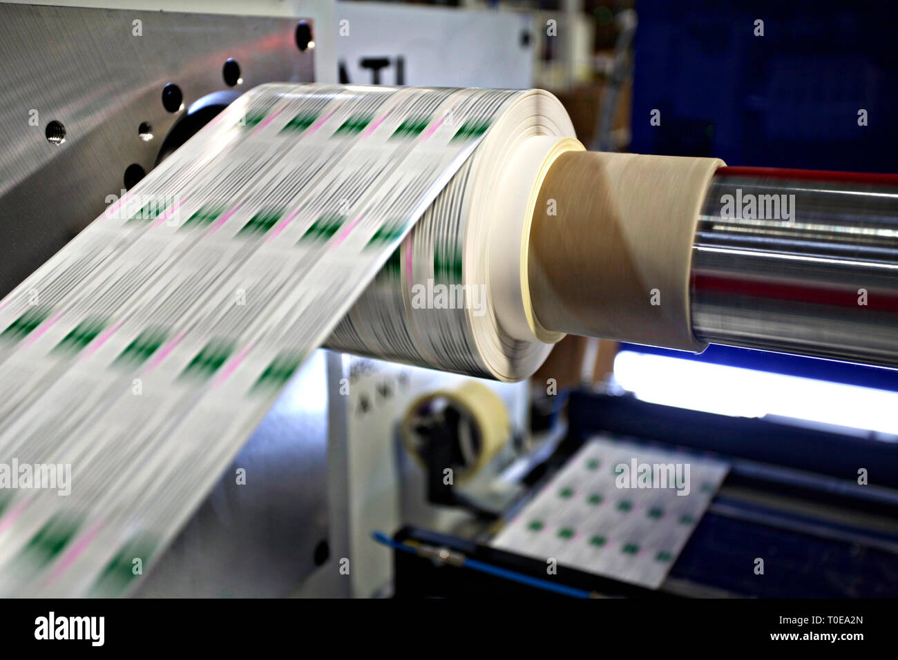 Industrial Machinery used in the printing of pharmaceutical packaging ...