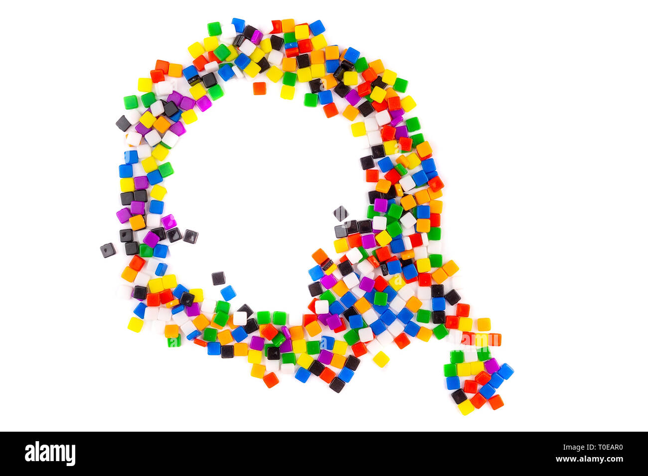 Magnetic letters alphabet Cut Out Stock Images & Pictures - Alamy