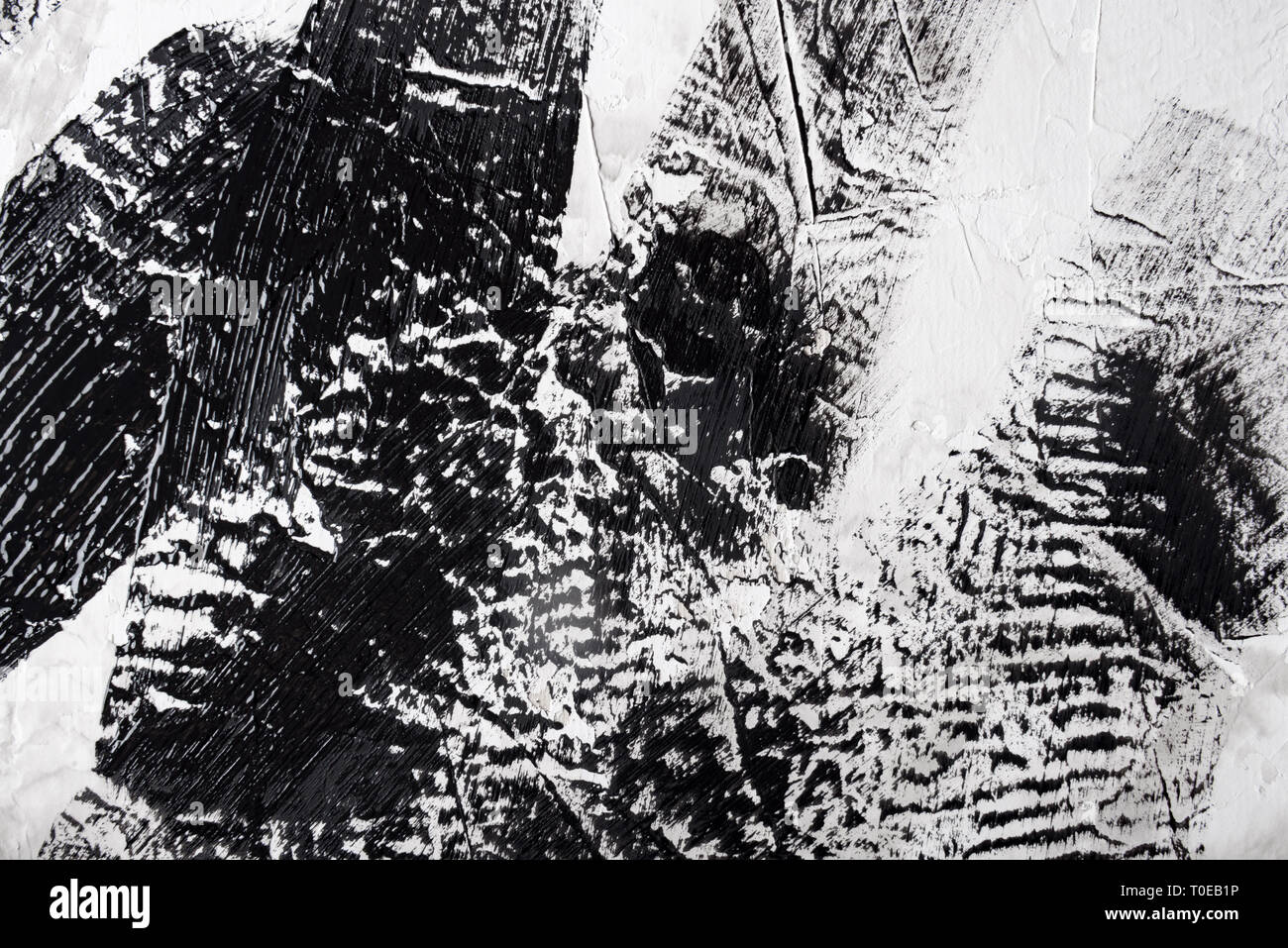 Abstract hand drawn brush stroke paint background Art painting on ...