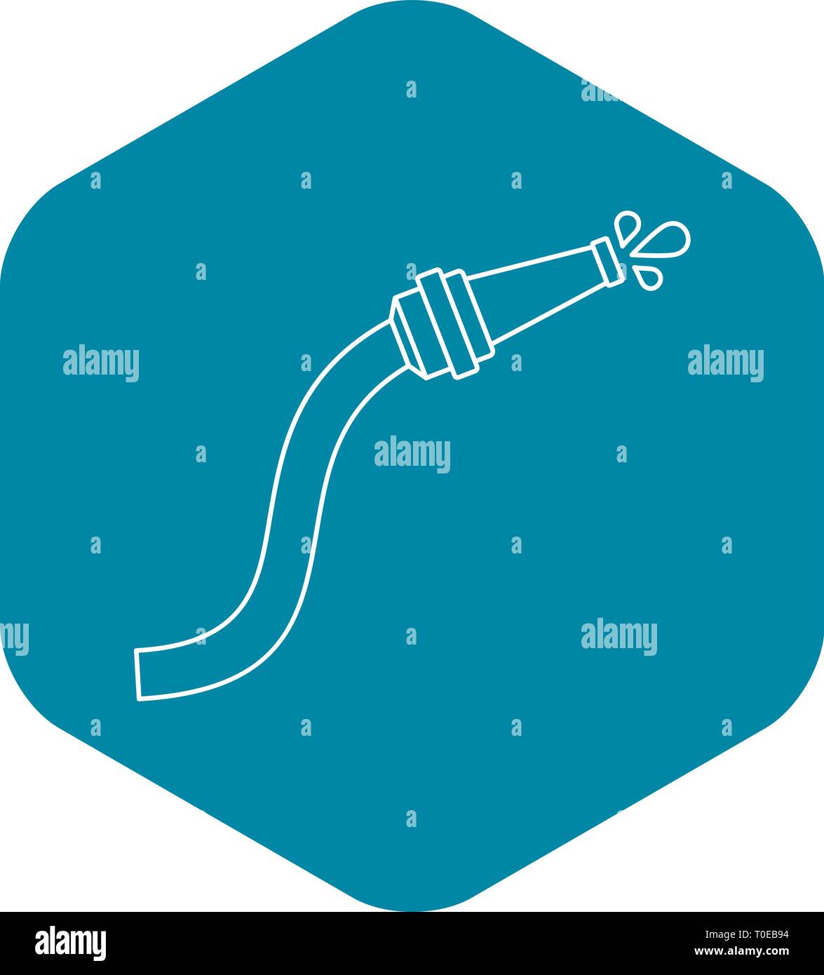 Water hose reel system Stock Vector Images - Alamy