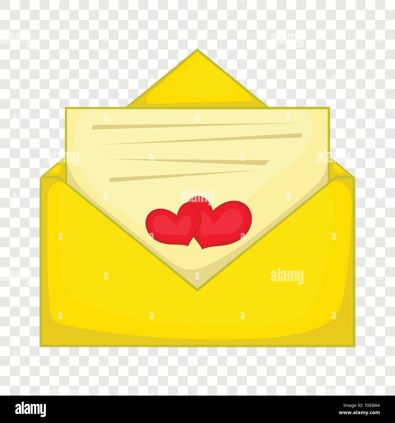 Love letter icon, cartoon style Stock Vector Image & Art - Alamy