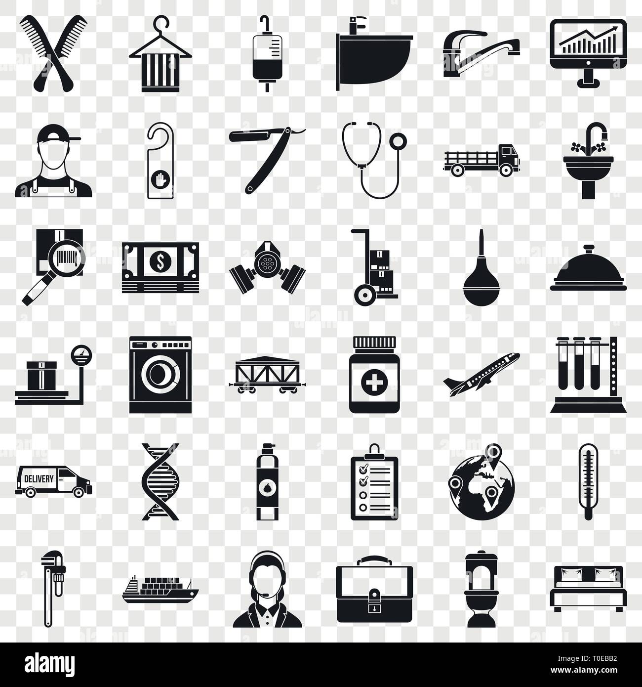 Craft icons set, simple style Stock Vector Image & Art - Alamy