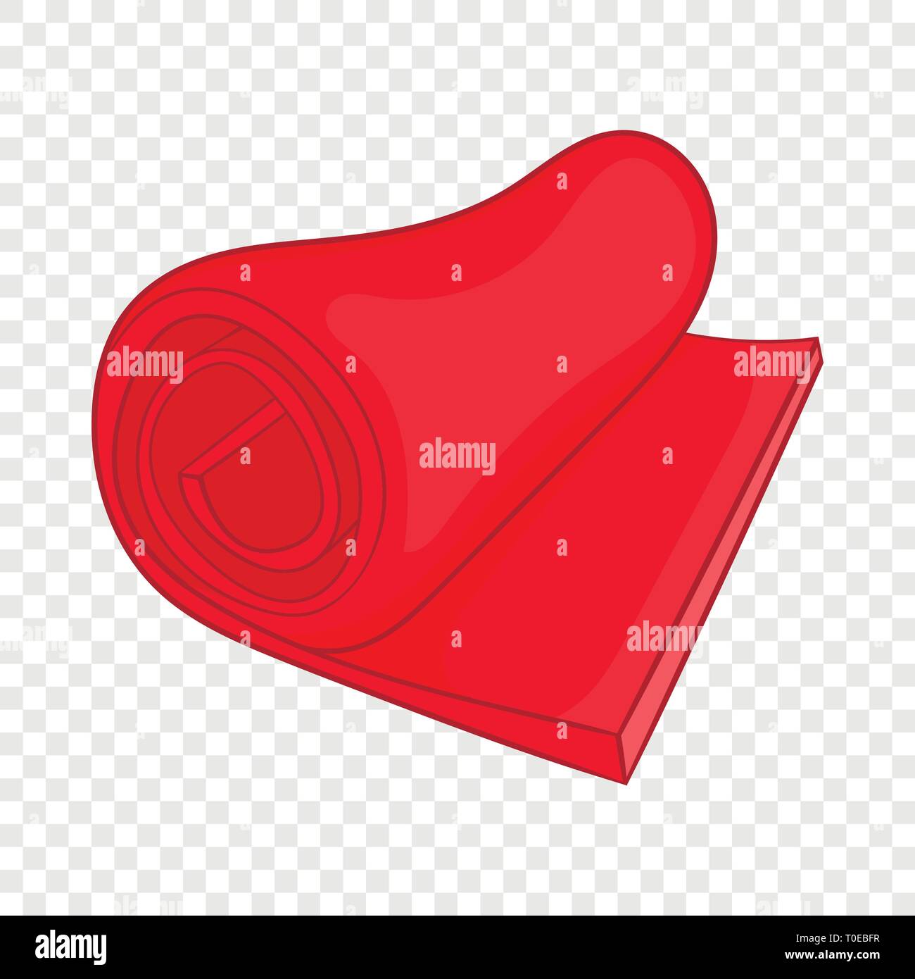 Yoga mat icon, cartoon style Stock Vector Image & Art - Alamy