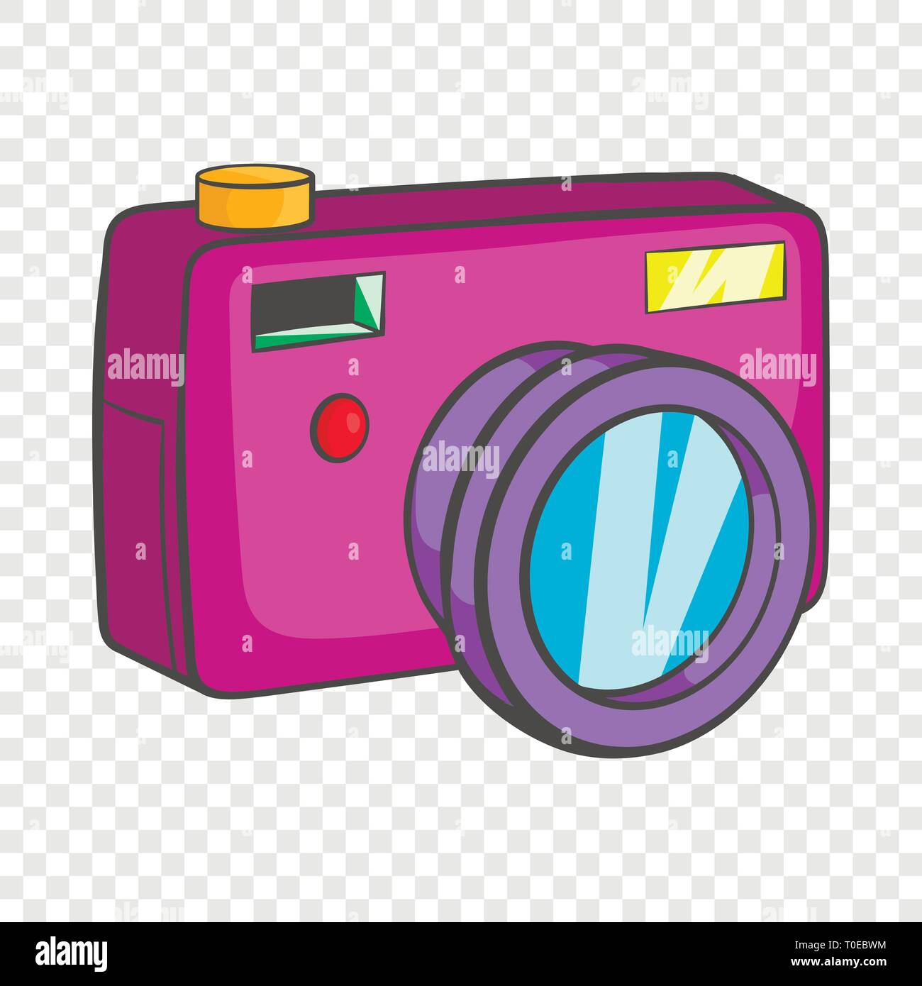 Camera icon, cartoon style Stock Vector Image & Art - Alamy