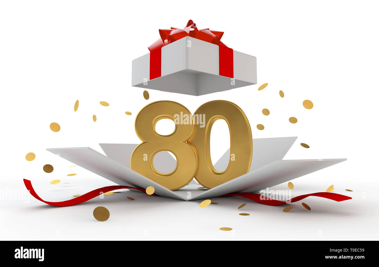 Celebrate 80th birthday hi-res stock photography and images - Alamy