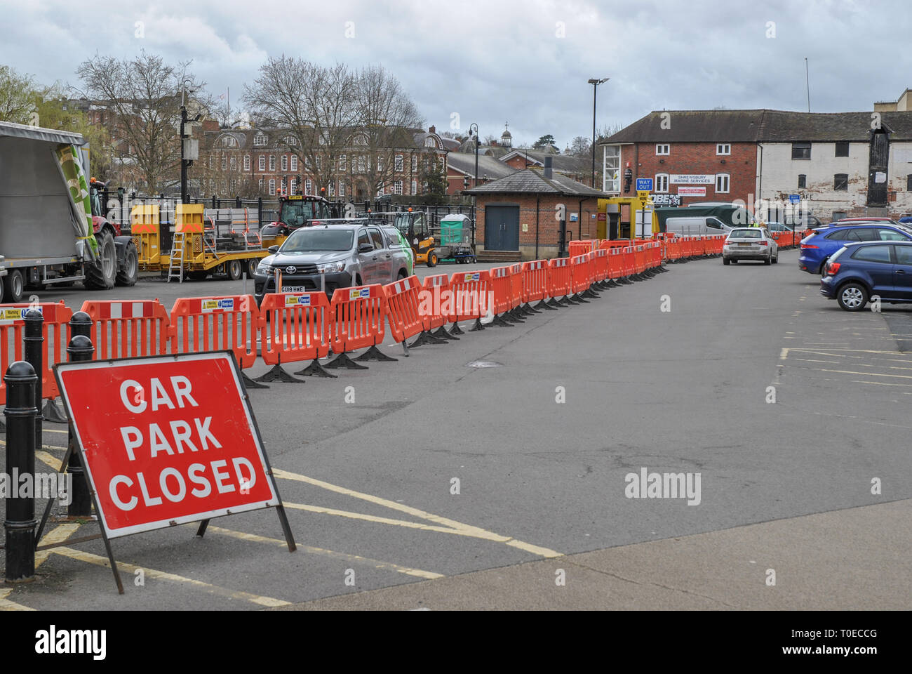Car park closed hi-res stock photography and images - Alamy