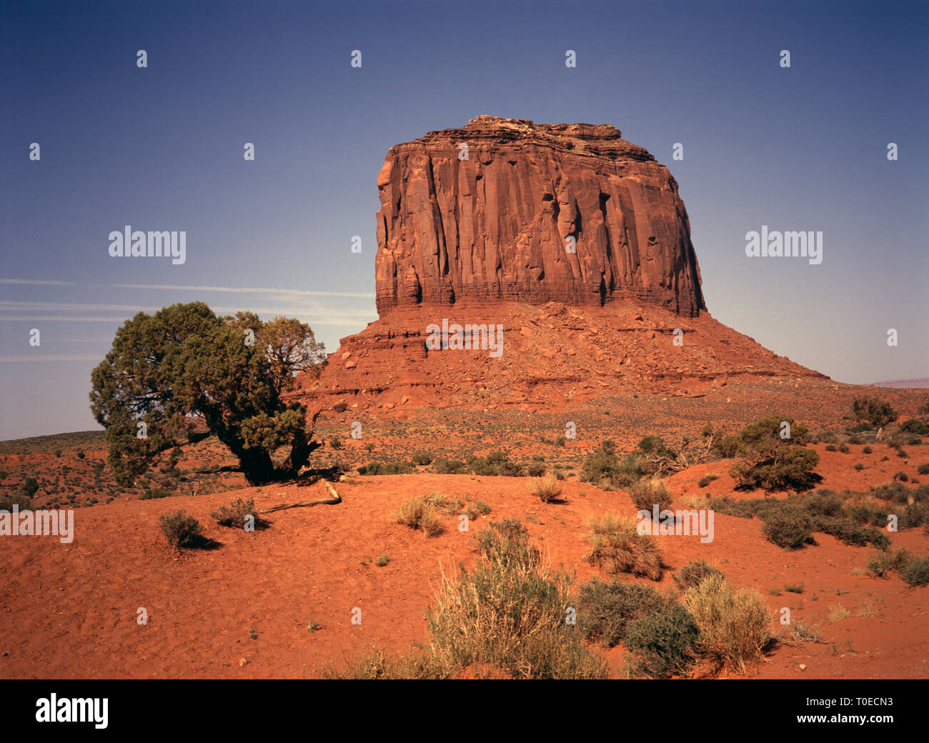 USA. Arizona. Monument Valley. Merrick Butte rock formation Stock Photo ...