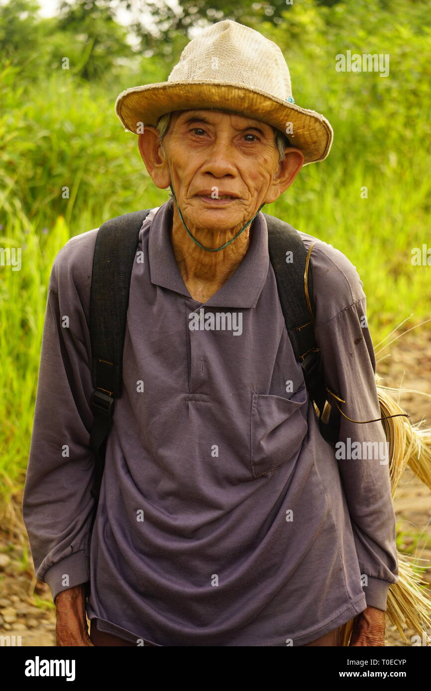 Villager old man Stock Photo - Alamy