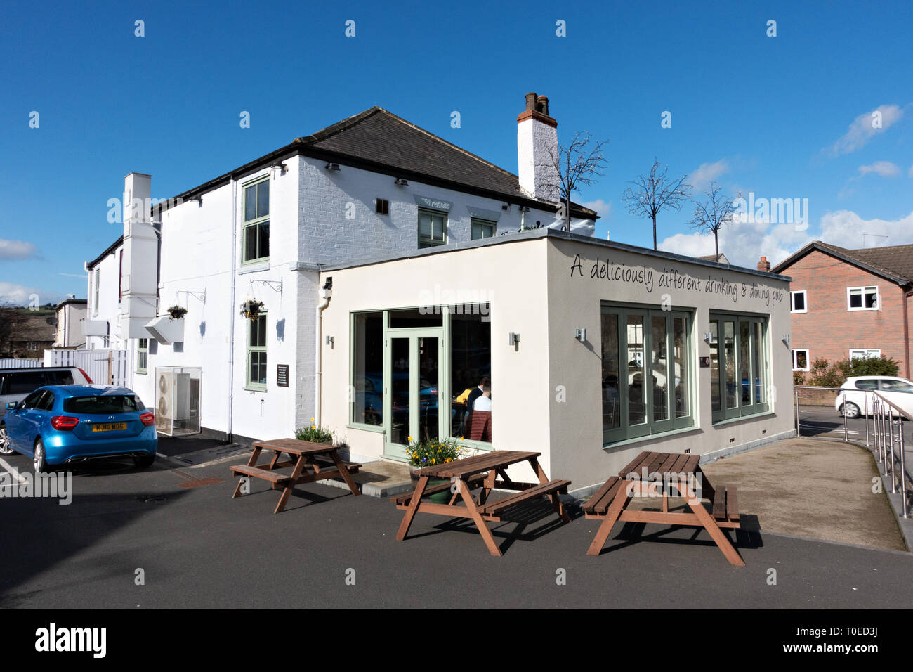 A popular pub at the village of Barlow, near Chesterfield, that has ...
