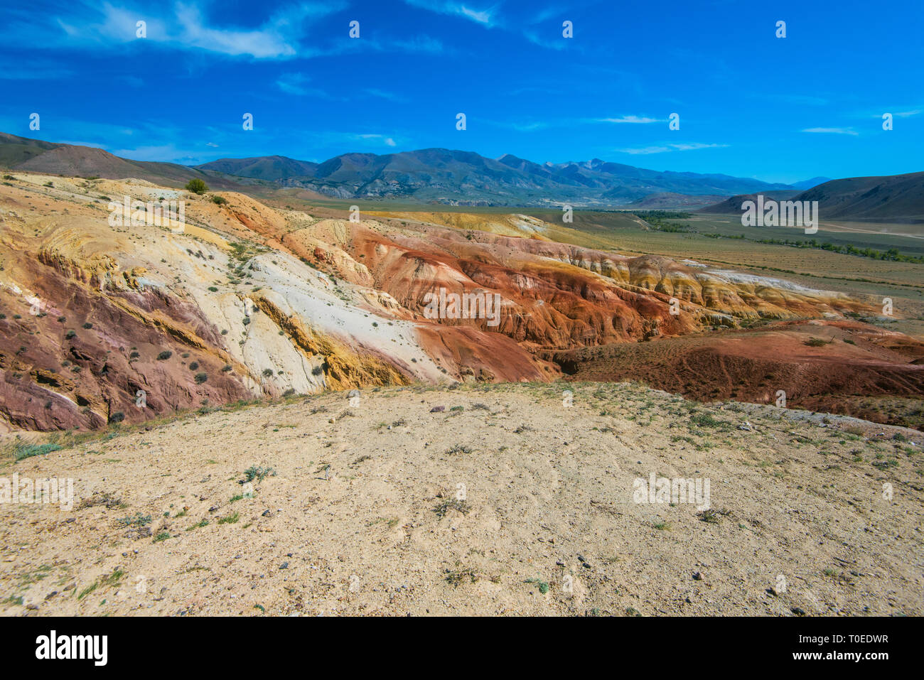 Valley of Mars landscapes Stock Photo - Alamy