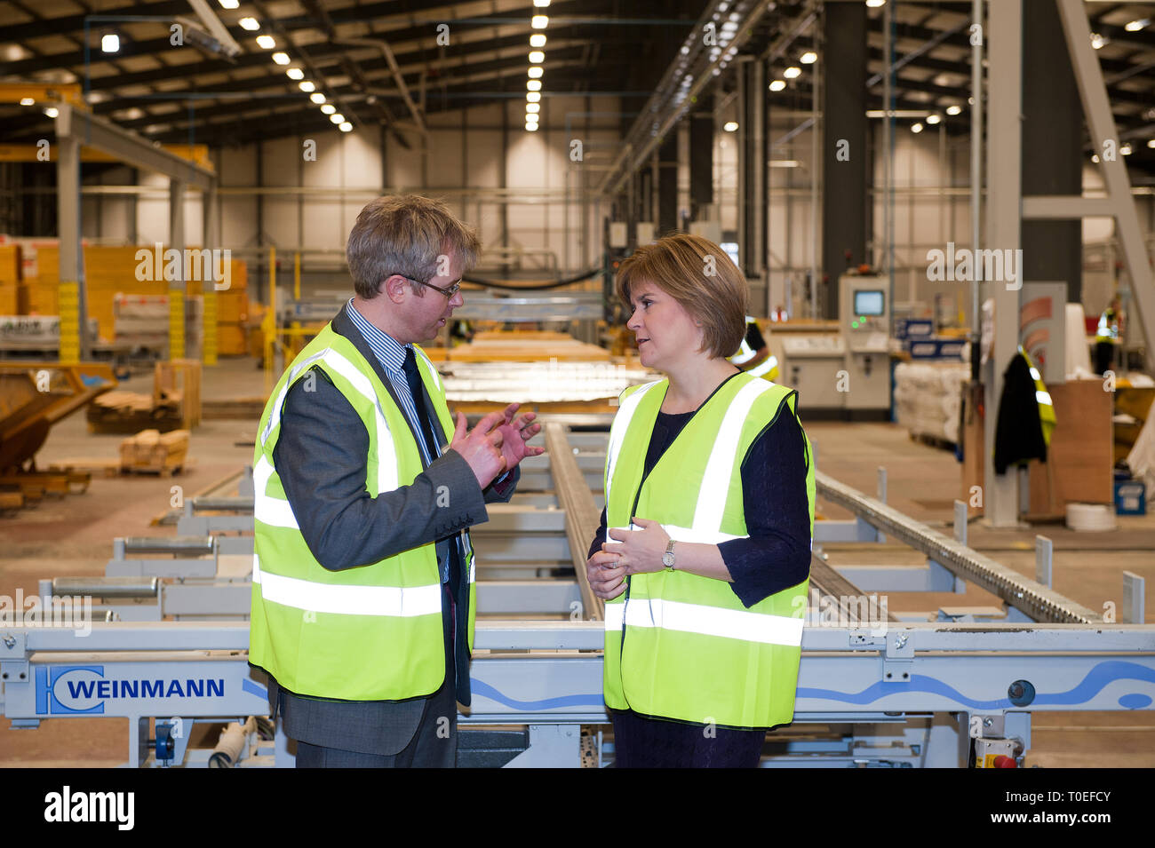 Deputy First Minister Nicola Sturgeon visits Campbell Construction ...